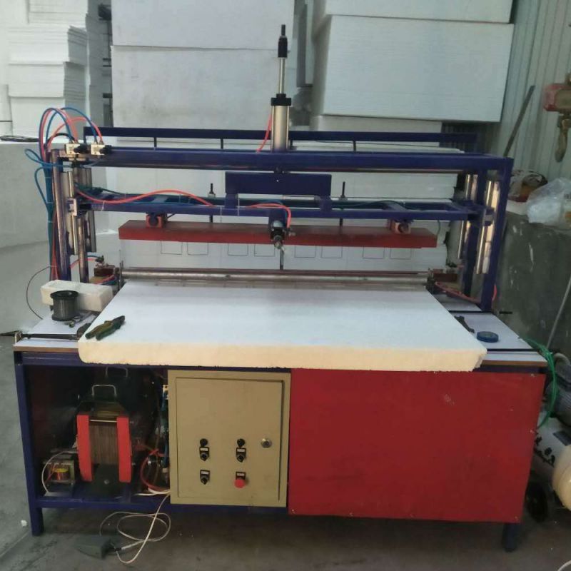 The shaped rigid wire on foam groove machine can cut foam grooves for ...